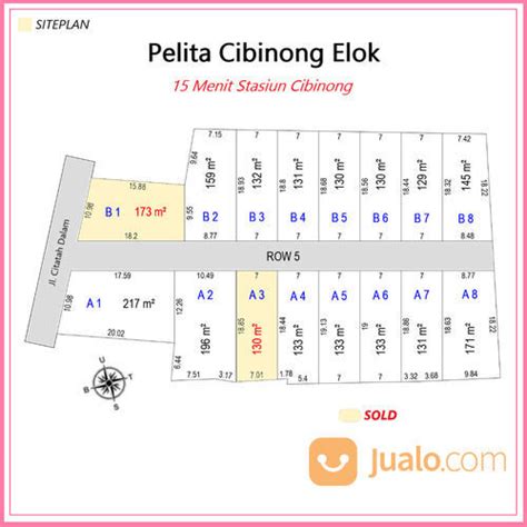 Tanah Murah 2 Juta An M² 4 3 Km Stasiun Cibinong Shm Di Kab