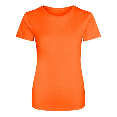 Ss Womens Tee Electric Orange Serious Sport
