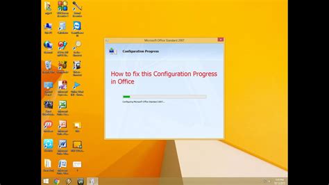 how to fix configuration progress in ms office 2003 2007 2010 2013 2016 youtube