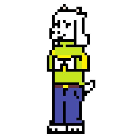 Asriel Dreemurr Color Sprite Pixel Art Asriel Dreemurr By Captaindani