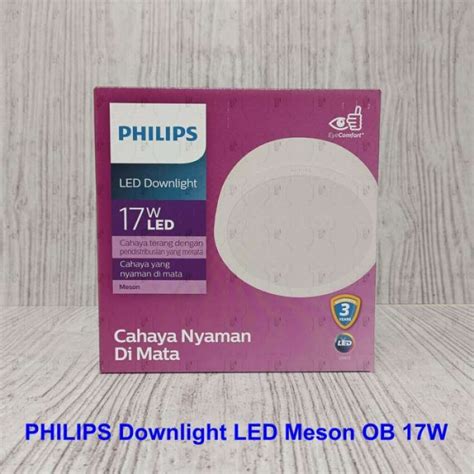 Promo Philips Downlight LED Meson W D Outbow Bulat Diskon