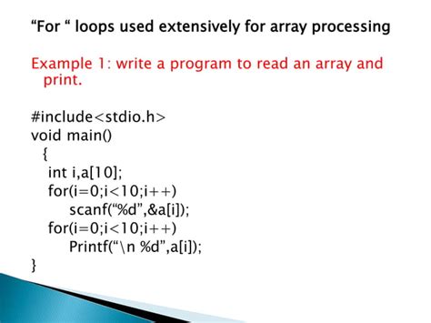 Arrays 1d And 2d And Multi Dimensional Ppt