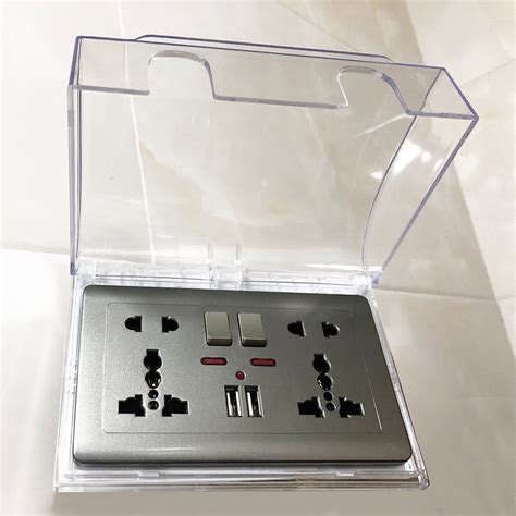 Delviz UK Standard Switch Socket Protective Box Du Grandado