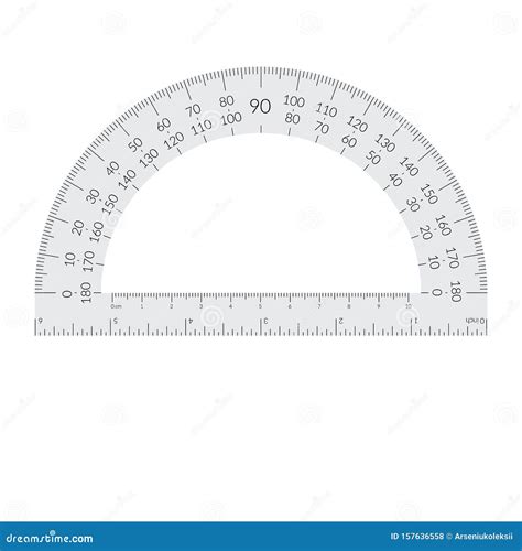 Circular Protractor Measuring Degrees Tool Round Scale Level Indicator Protractor Stroke