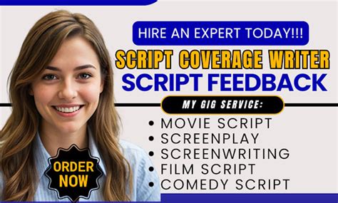 Provide Script Feedback Coverage For Film Movie Script Screenwriting