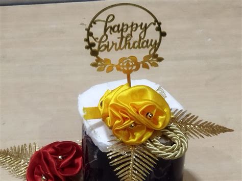 Personalized Happy Birthday Cake Topper Custom Cake Topper Etsy