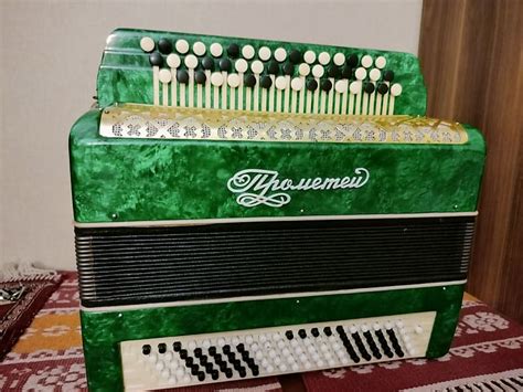 Prometheus Bayan Chromatic Button Accordion 48 100 Reverb