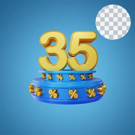 Premium Psd Number Percentage Golden Text D Rendering
