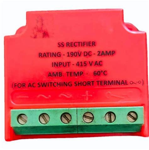 2amp Tower Crane Rectifier Half Wave At ₹ 1450piece In Pune Id 2849626321412