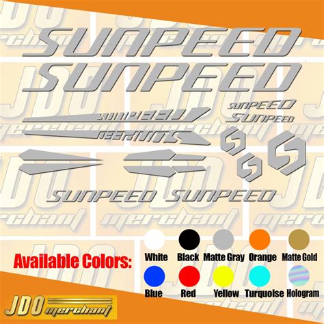 Sunpeed Bike Stickers Sunpeed Sticker Decals Shopee Philippines