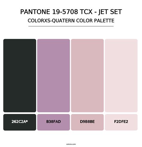 Pantone 19 5708 Tcx Jet Set Color Palettes