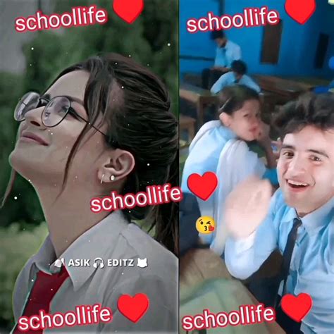 School Life Love Story ️school Life ️ Love Status Wathsaap Status