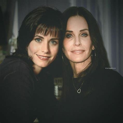 عکس یادگاری سلبریتی‌ها در کنار نسخه جوانشان تصاویر