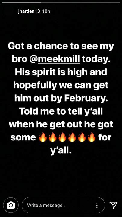 James Harden Didnt Wear Custom Sneakers Supporting Meek Mill