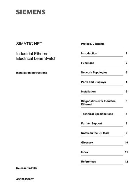 Pdf Industrial Ethernet Introduction 1 Electrical Lean Switch · Pdf Fileindustrial Ethernet