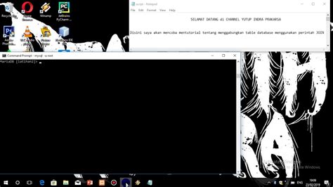 Tutorial Membuat Database Mysql Di Cmd Perintah Left Join Youtube