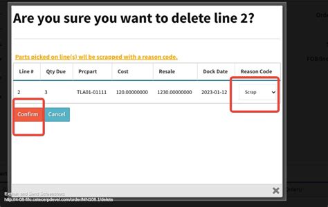 Using Scrap In Cetec Erp