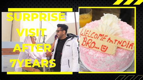 Surprise Visit Usa To India After 7years Youtube