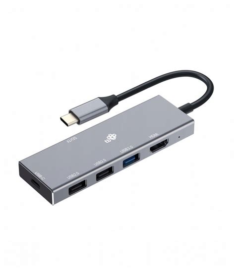 TB Adapter HUB USB C W HDMI USBx PD SD TF Sklep Opinie Cena W Allegro