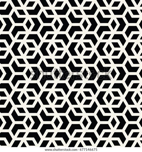 Seamless Geometric Line Grid Vector Cubes Stock Vector Royalty Free 677146675 Shutterstock