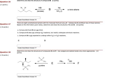 Solved Determine And Draw The Structure Of Compound B Chegg