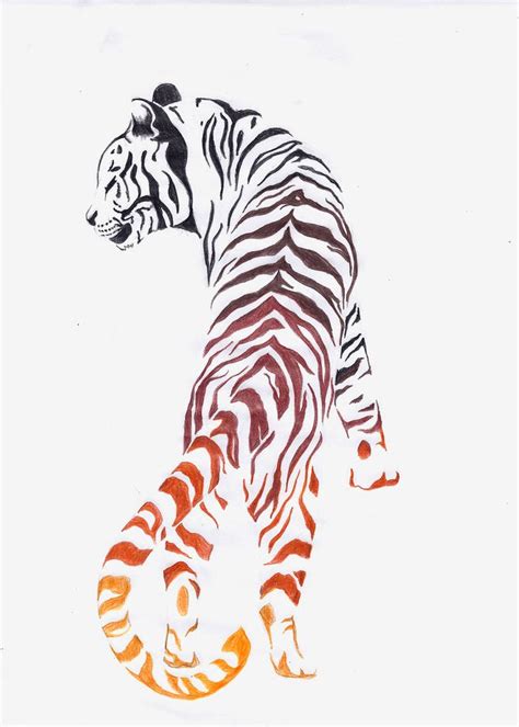 Love This Tiger Tat Idea But I D Choose Black Instead Of The Colour