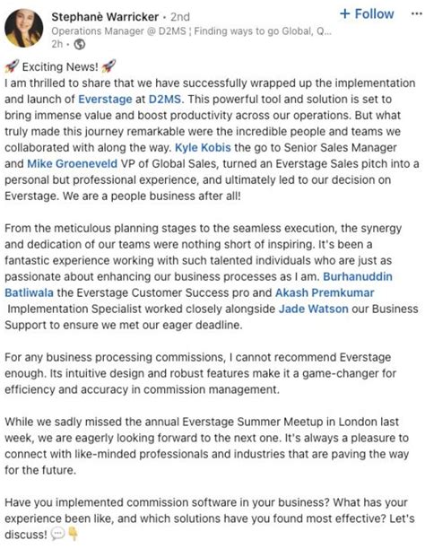 Bhushan Goel On Linkedin Big Thanks To Stephanè Warricker And The D2ms Team For Their Fantastic