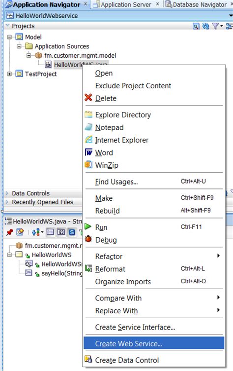 Fortune Minds Javaj2ee How To Create Test Webservice Using Jdeveloper