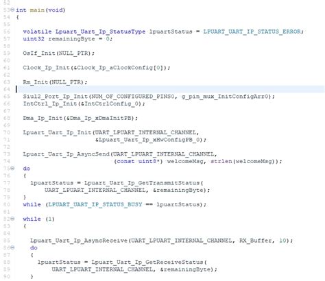 Solved S32k3 Lpuart Using Dma In Rtd 3 0 0 Nxp Community