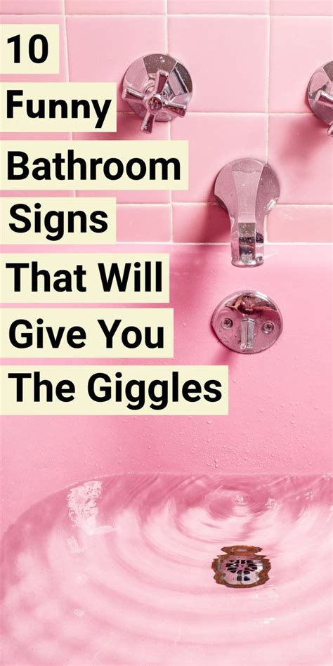 6 Things That Happen When You Dont Shower Funny Bathroom Signs