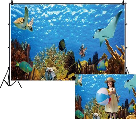 Under The Sea Backdrop 10x8ft Seabed Underwater World
