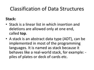 Lecture 2 Data Structure Introduction PPT