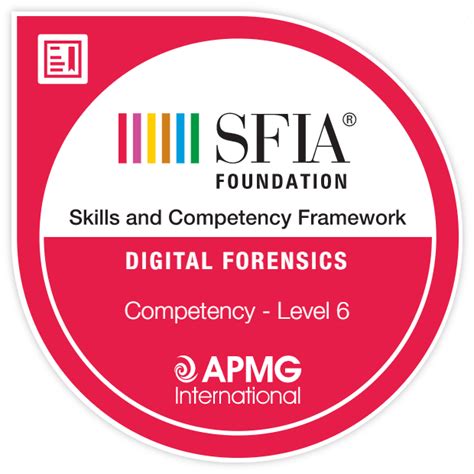 Sfia Competency Digital Forensics Dgfs Level Credly