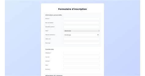 Registration Form Free React Tailwind Component
