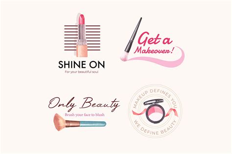 مجموعه لوگو لوازم آرایشی همکد