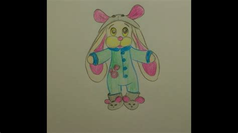 Как нарисовать игрушечного зайку Youtube
