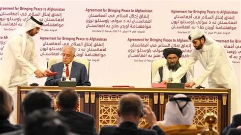 دوسالگی توافق آمریکا با طالبان؛ تفاهمنامه صلح یا زمینه‌ساز سقوط جمهوریت؟ Bbc News فارسی