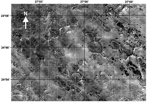 Crater Field Discovered By Ph Paillou Et Al 2004 The Image Is