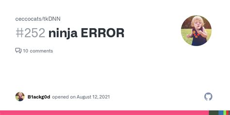Ninja Error Issue Ceccocats Tkdnn Github