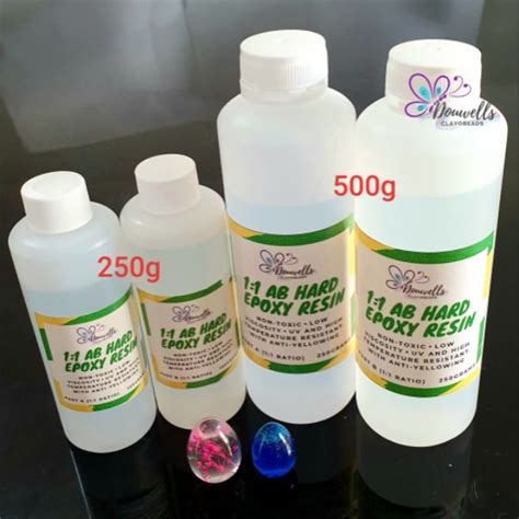 11 Ab Epoxy Resin Hard Finish Clear Liquid For Jewelries Shopee