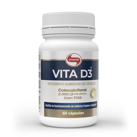Vita D3® 500mg De Vitamina D3 Em Cápsulas 5 No Pix Vitafor