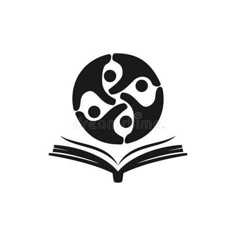 Commitment Teamwork Together Business Black Logo Illustration Vector Stock Vector Illustration