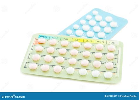 Contraceptive Pill Or Birth Control Pill Stock Image Image Of
