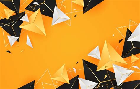 Premium Vector Modern Realistic Geometric Triangular Background