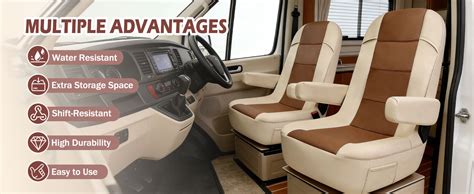 Yukgams Rv Seat Covers 2 Pack For Captain Chairs Universal