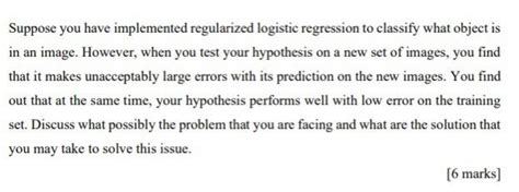 Solved Suppose You Have Implemented Regularized Logistic