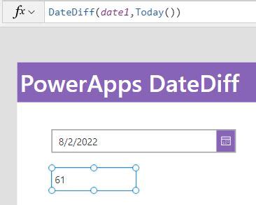 How To Use PowerApps DateDiff Function Microsoft Power Platform