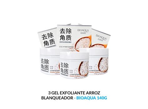 Ripley 3 Gel Exfoliante Arroz Blanqueador Bioaqua