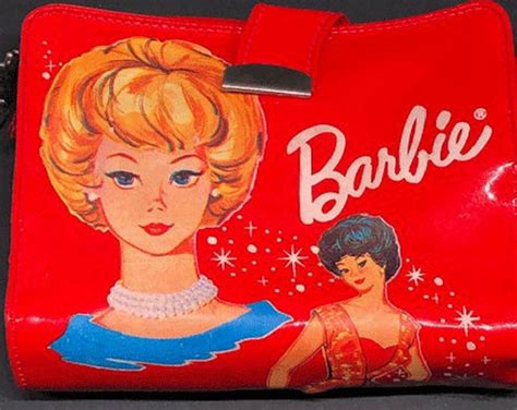 Rare Vintage Barbie Doll Red Vinyl Wallet Dinner At Etsy