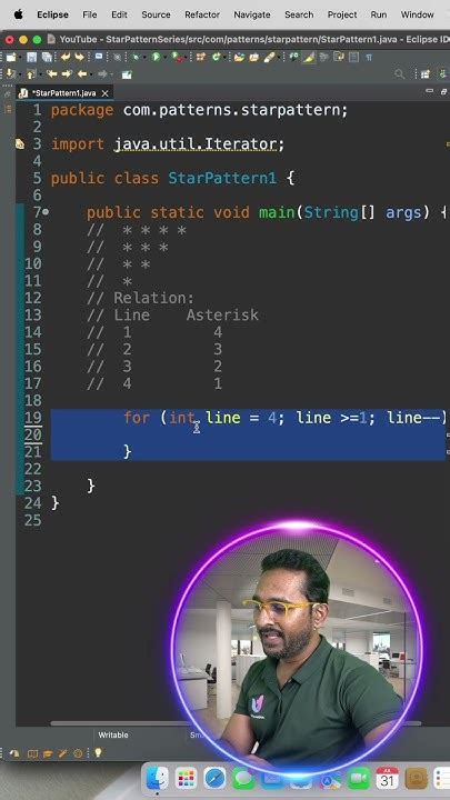 Logic Building Series Third Pattern Javatutorial Youtube
